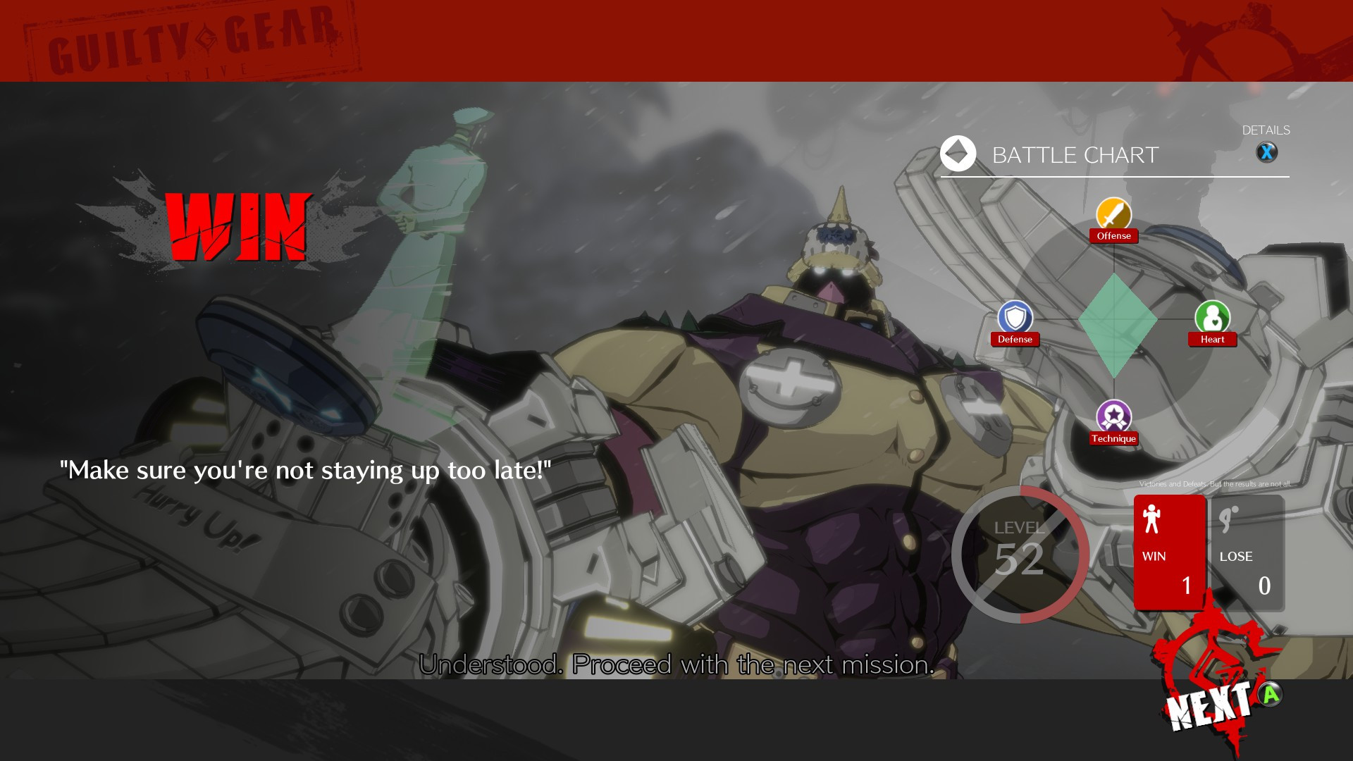 Healthy Reminder Results Screen Messages Mod for GUILTY GEAR -STRIVE ...