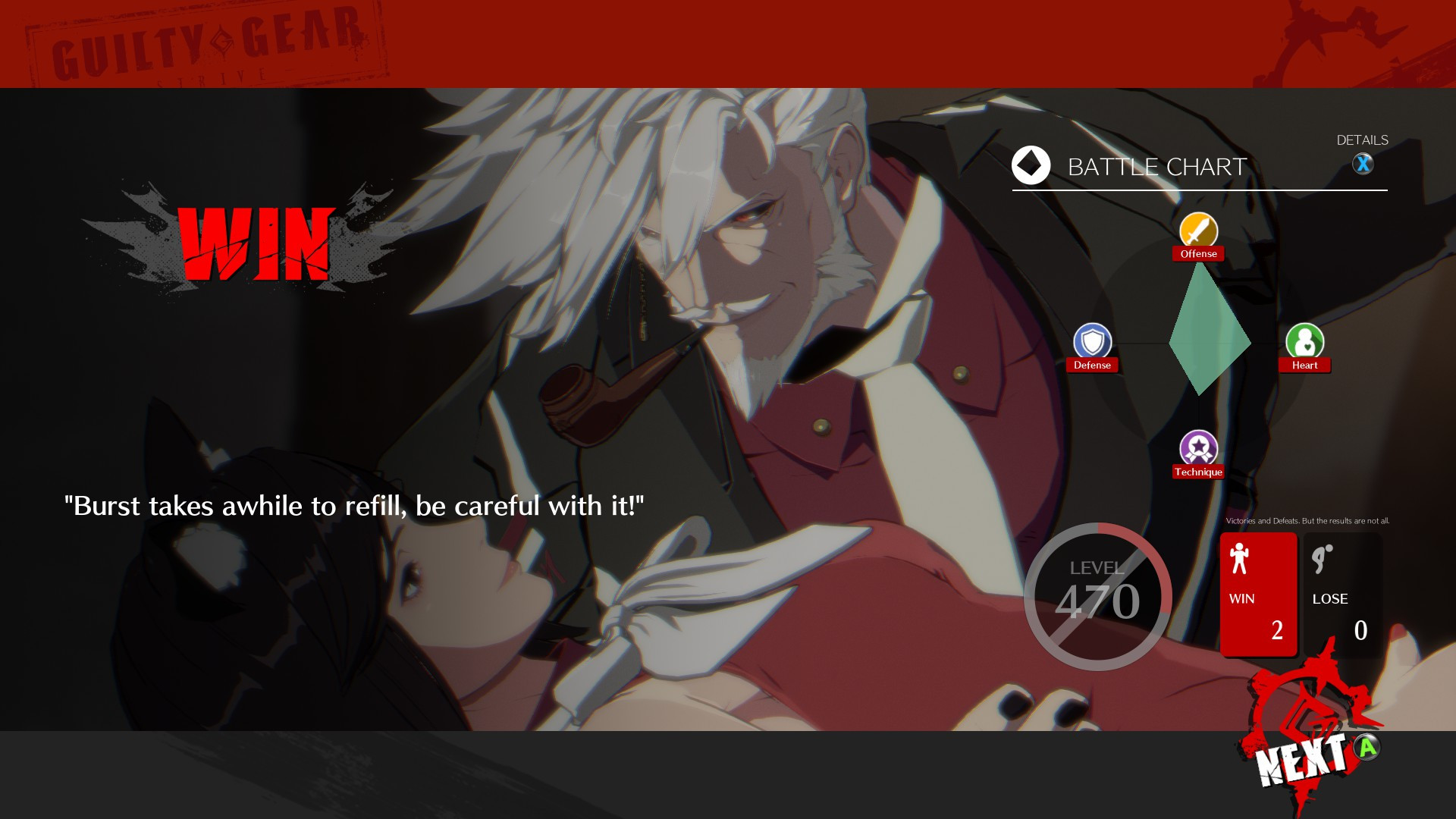 Healthy Reminder Results Screen Messages Mod for GUILTY GEAR -STRIVE ...