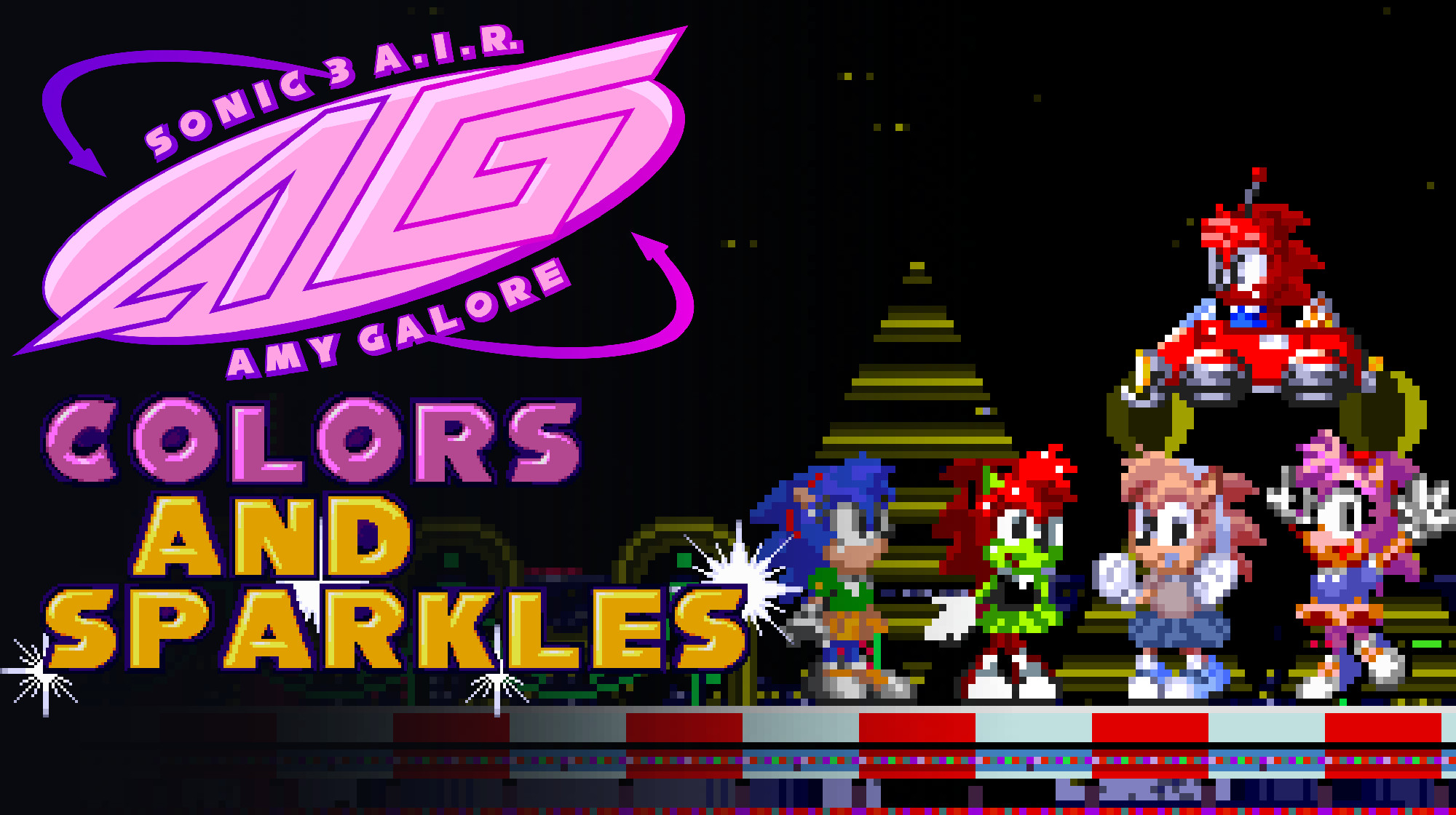 Amy Galore: Color and Sparkles Mod for Sonic 3 A.I.R. | S3AIR Mods