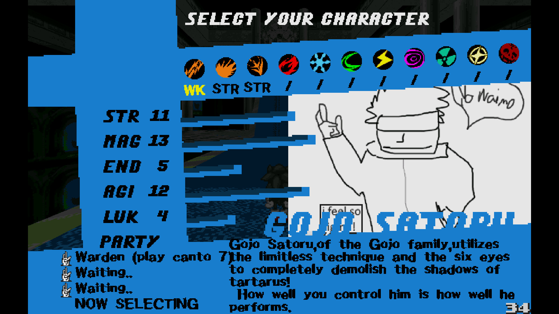 Gojo Satoru Mod for Sonic Robo Blast 2 Persona | SRBP Mods