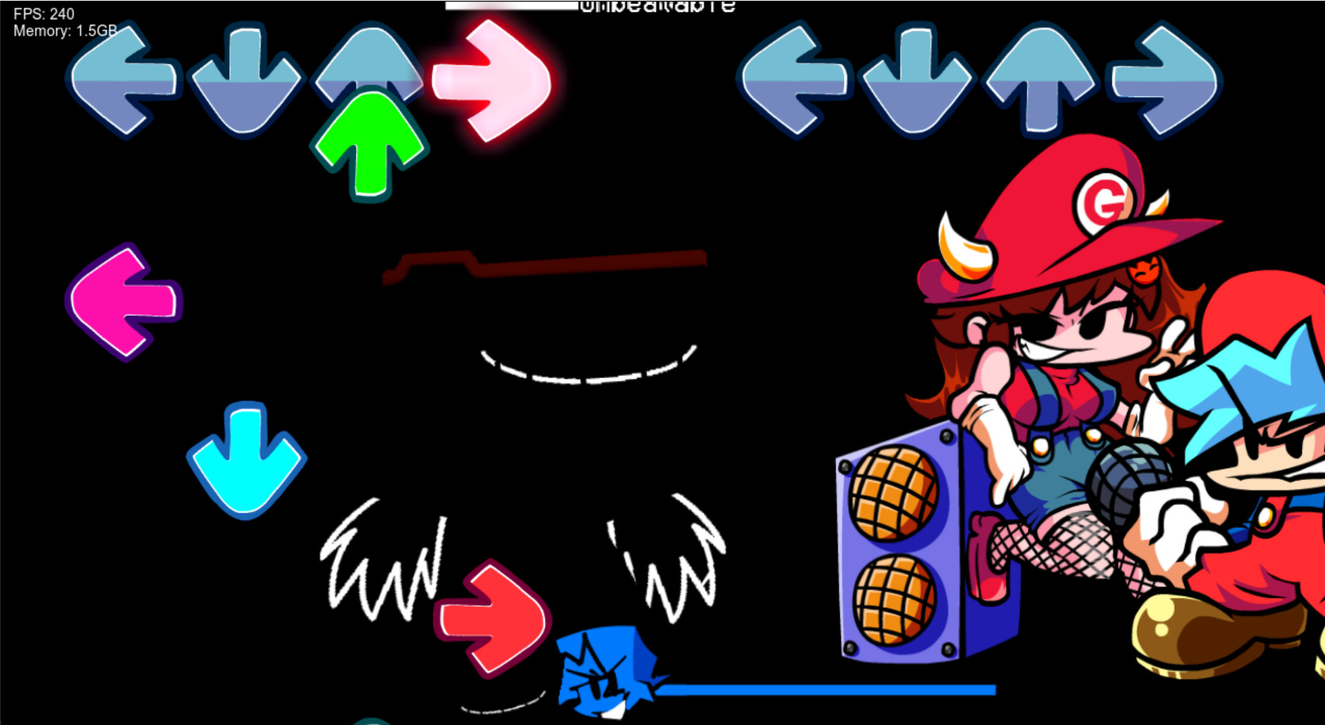 Unbeatable Fanmods (Ron FNF) Mod for Friday Night Funkin' | FNF Mods
