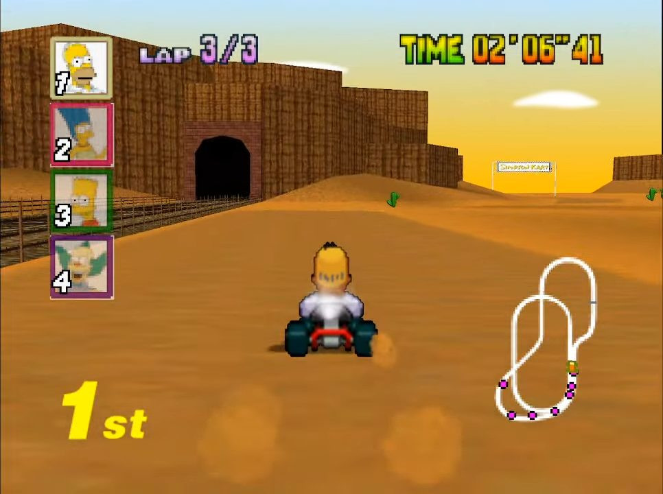 Simpson Kart 64 Mod for Mario Kart 64 | MK64 Mods