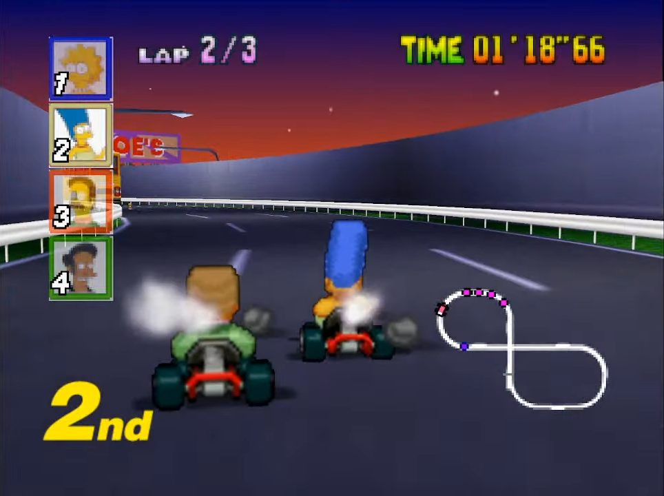 Simpson Kart 64 Mod for Mario Kart 64 | MK64 Mods