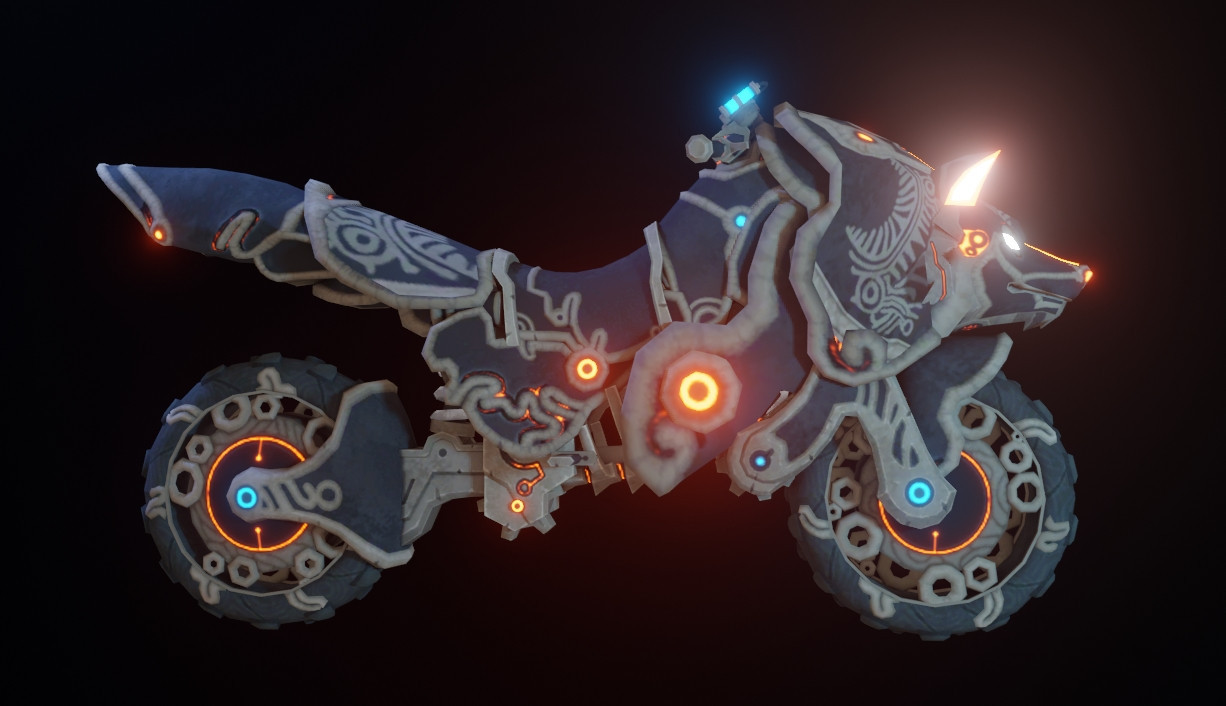 Legendary Master-Cycle (code: WOLF) Mod for The Legend of Zelda: Breath ...