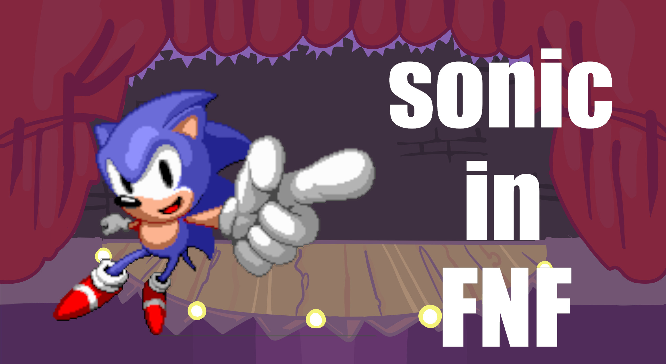 Sonic in FNF Mod for Friday Night Funkin' | FNF Mods