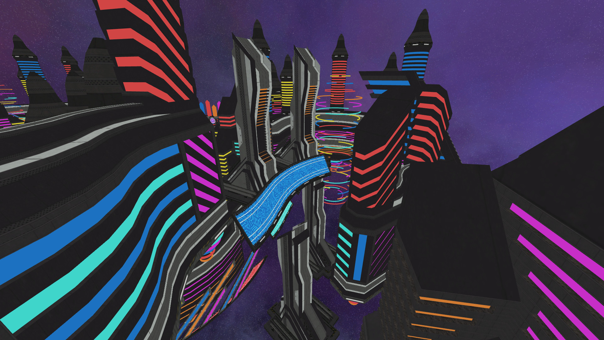 surf_cyberwave Mod for Counter-Strike 1.6 | CS1.6 Mods