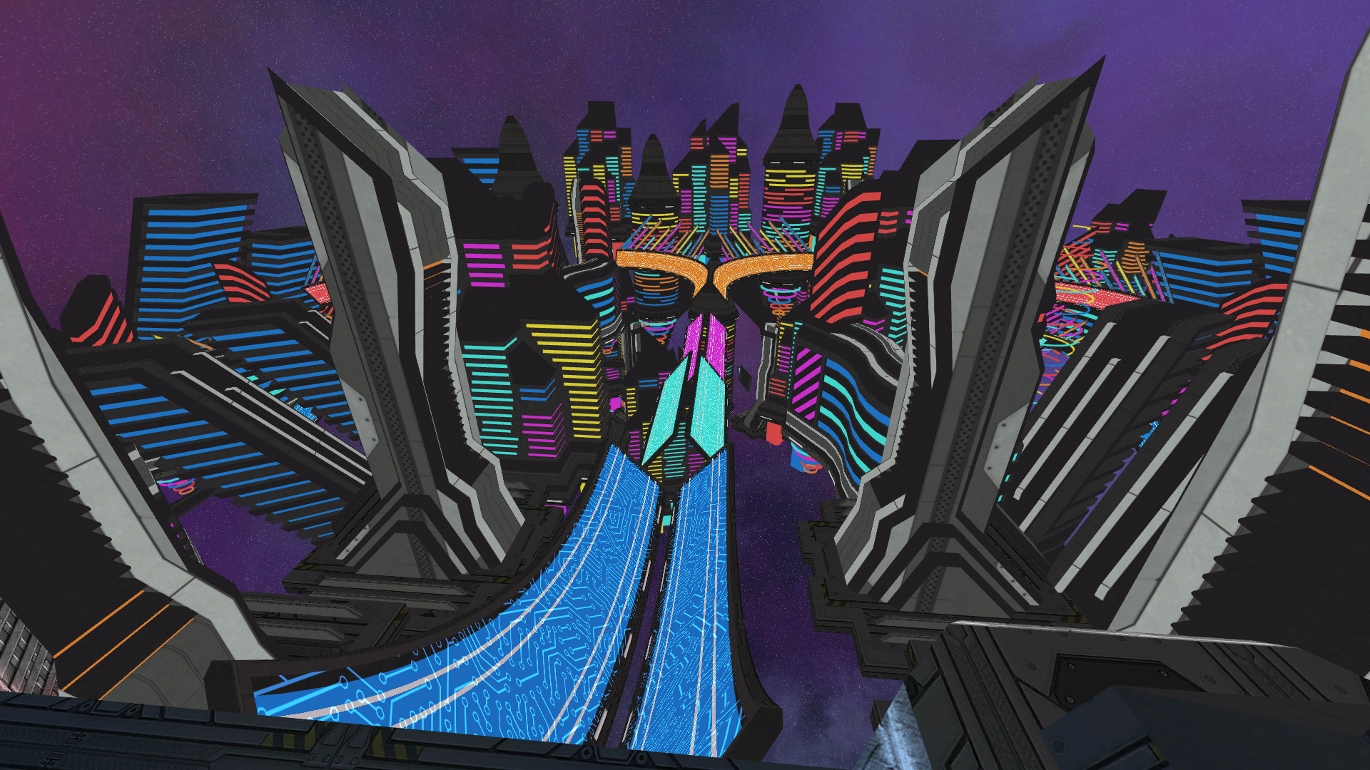 surf_cyberwave Mod for Counter-Strike 1.6 | CS1.6 Mods