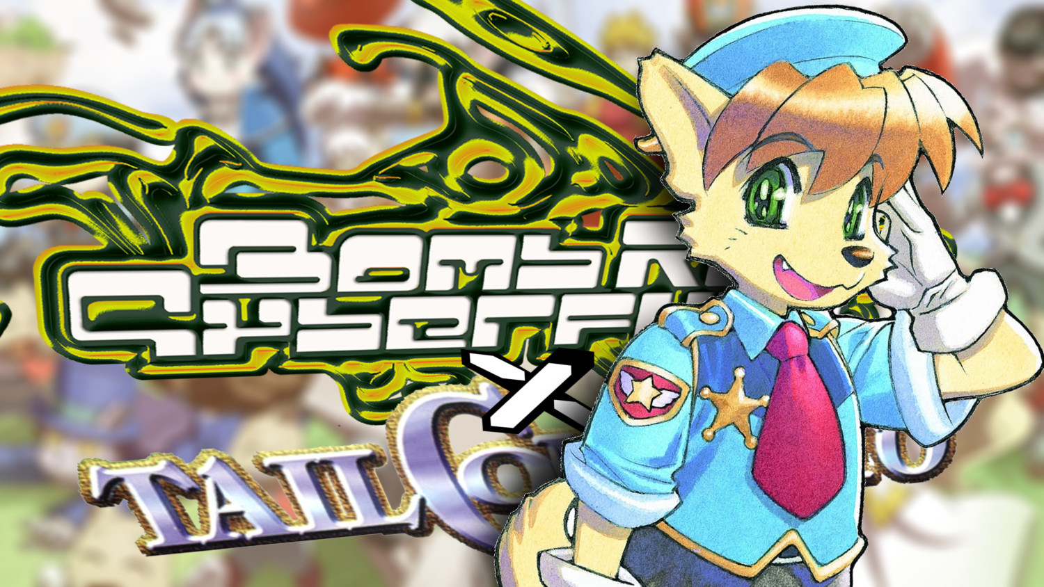 Officer Waffle (Tail Concerto) Mod for Bomb Rush Cyberfunk | BRC Mods