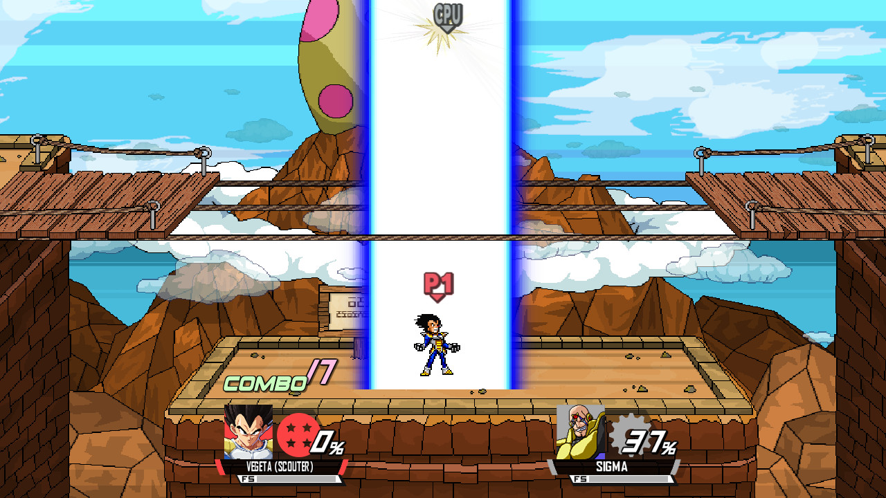 Vegeta (Scouter) - Saiyan Pride (CMC 8/SSBC 0.9.5) Mod for Super Smash Bros. Crusade | SSBC Mods