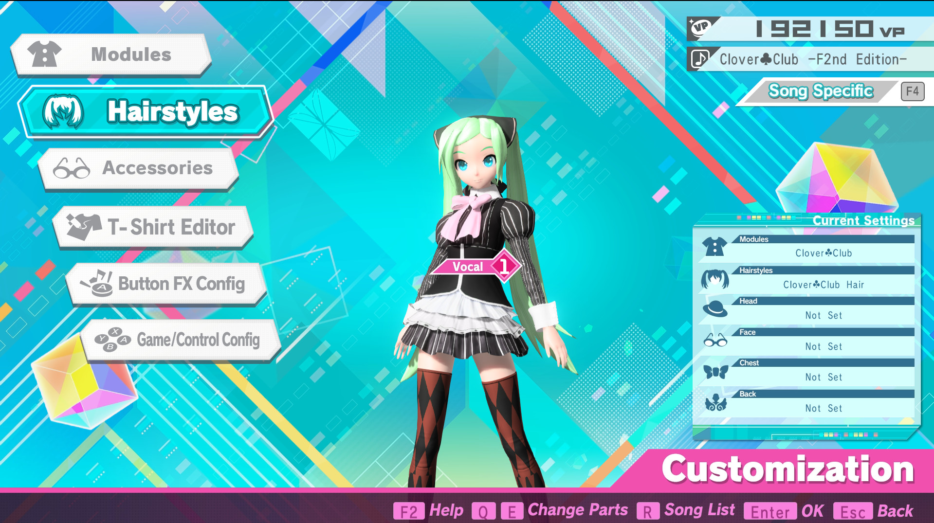 Clover Club Project Mirai Modules Mod for Hatsune Miku: Project DIVA ...