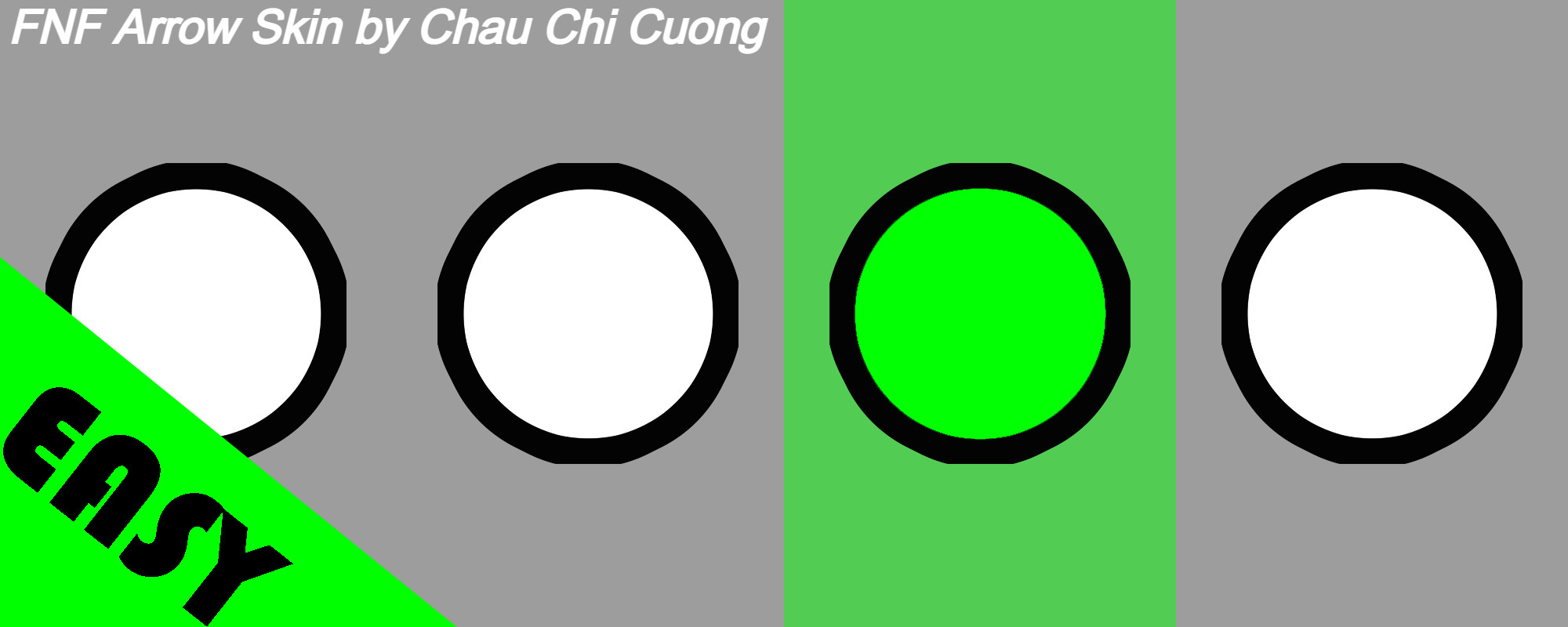 Osu Mania Circle NOTE assets Mod for Friday Night Funkin' | FNF Mods