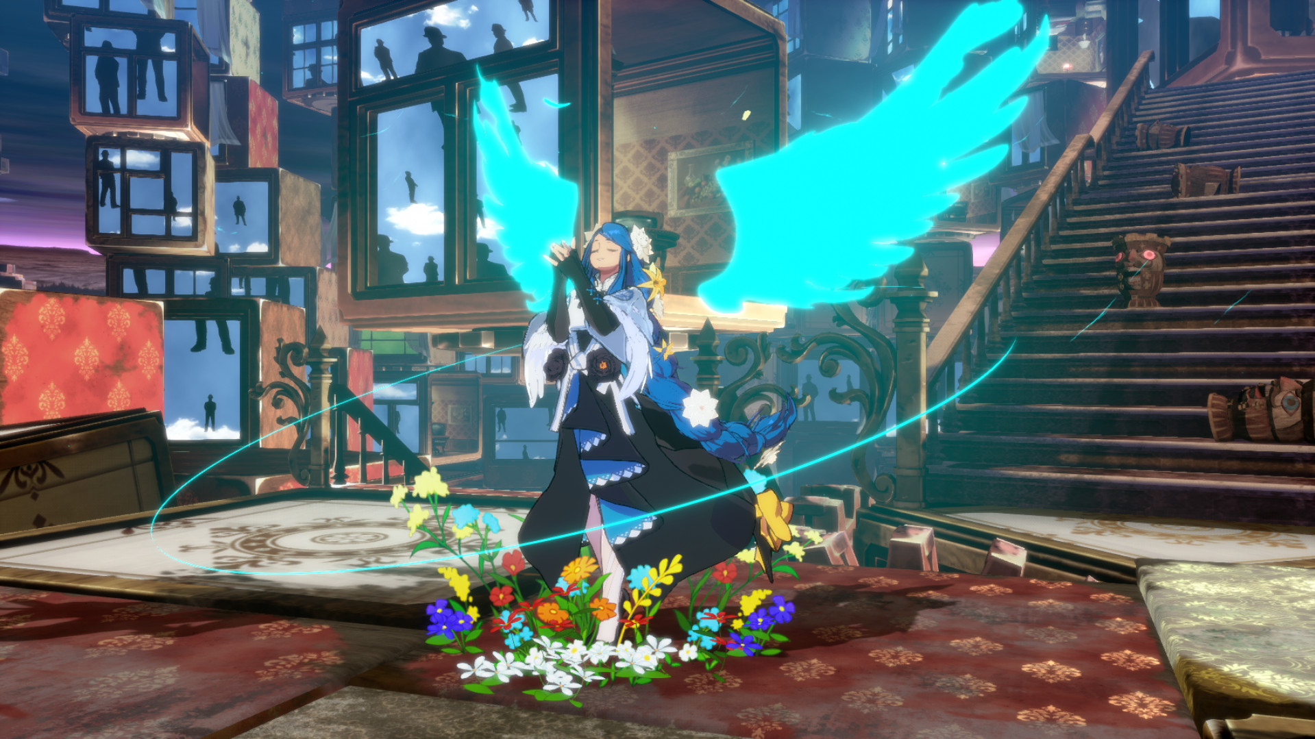 Cyan Wings of Light! (All Slots) Mod for GUILTY GEAR -STRIVE- | GGST Mods