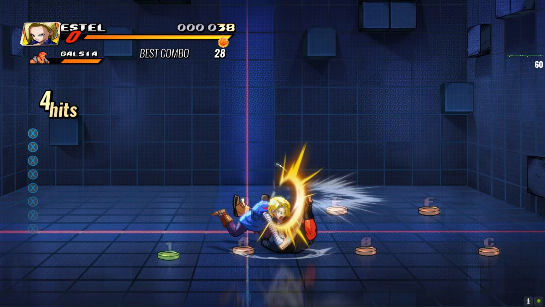 Android 18 over Estel Mod for Streets of Rage 4 | SOR4 Mods