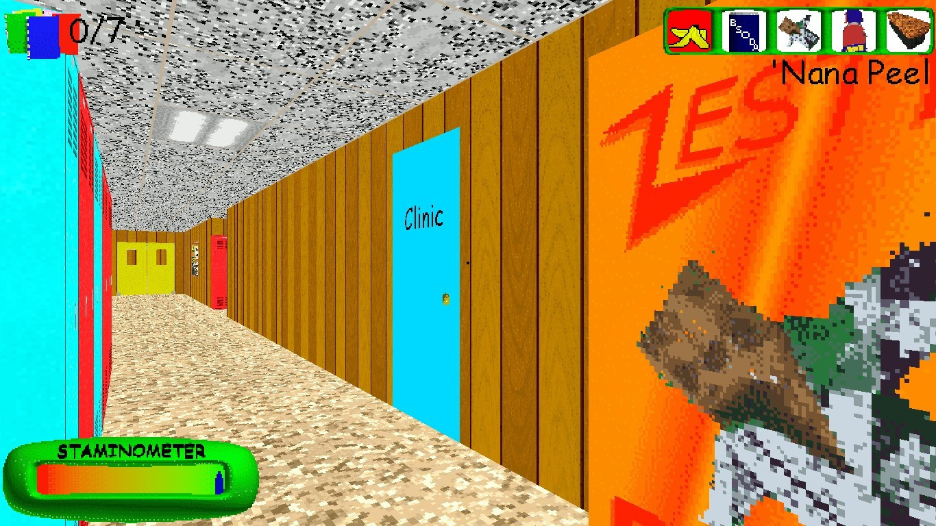 Dr. Reflex's Clinic Door Retextured Mod for Baldi's Basics | Baldi Mods