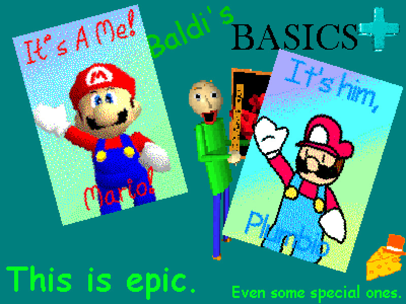 CheesyGod's Ultra Poster Pack! (v0.10.x) Mod for Baldi's Basics | Baldi ...