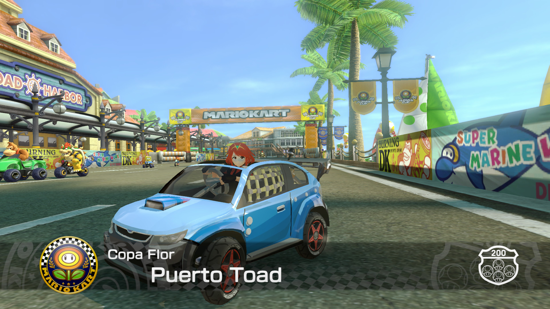 Pyra/Mythra (Tony's edition) Mod for Mario Kart 8 Deluxe | MK8D Mods