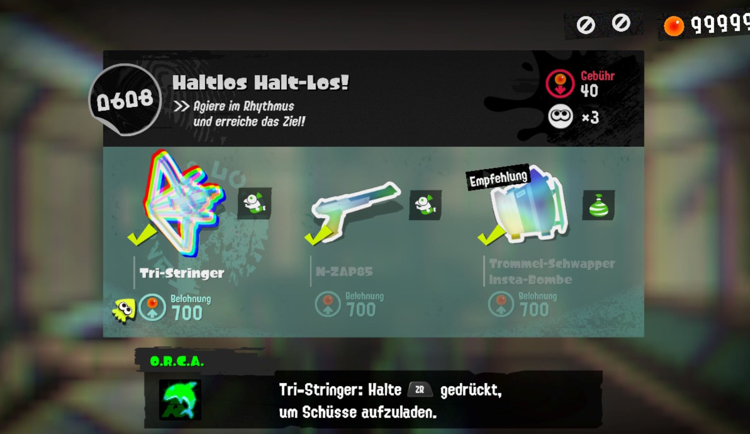 Holographic Weapon UI Mod for Splatoon 3 | Splatoon 3 Mods