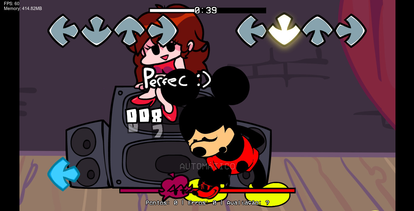 Playable Happy Mickey Mouse (Colored) Mod for Friday Night Funkin ...