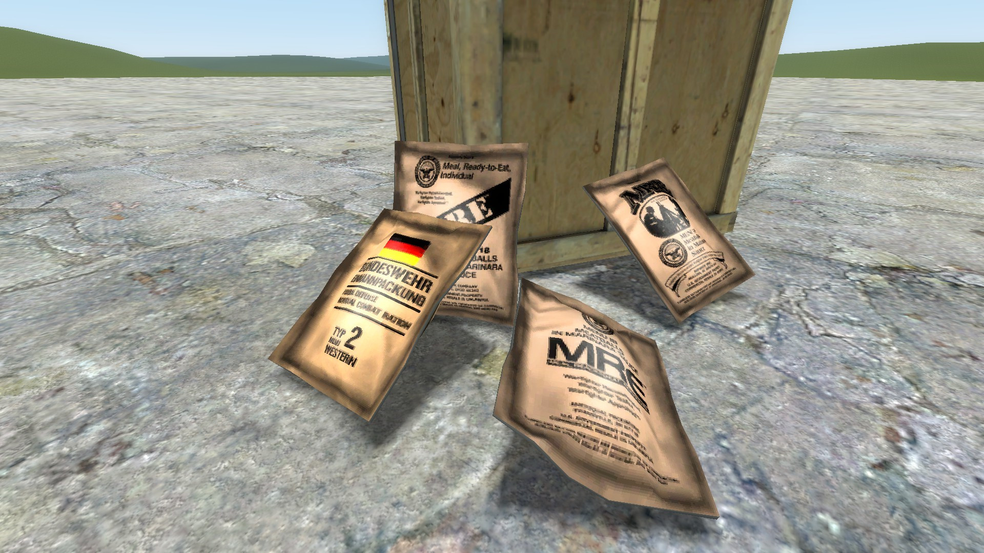 American Rations + Bonus German MRE! Mod for Half-Life 2 | HL2 Mods