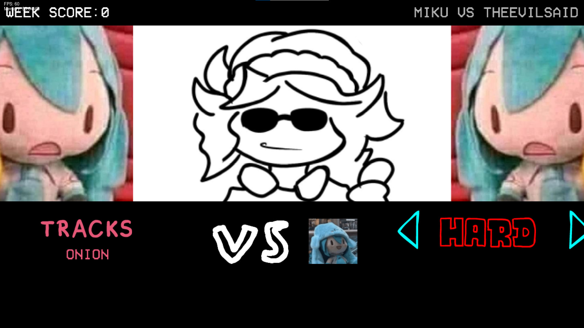 VS Miku - Onion (Oneshot) Mod for Friday Night Funkin' | FNF Mods