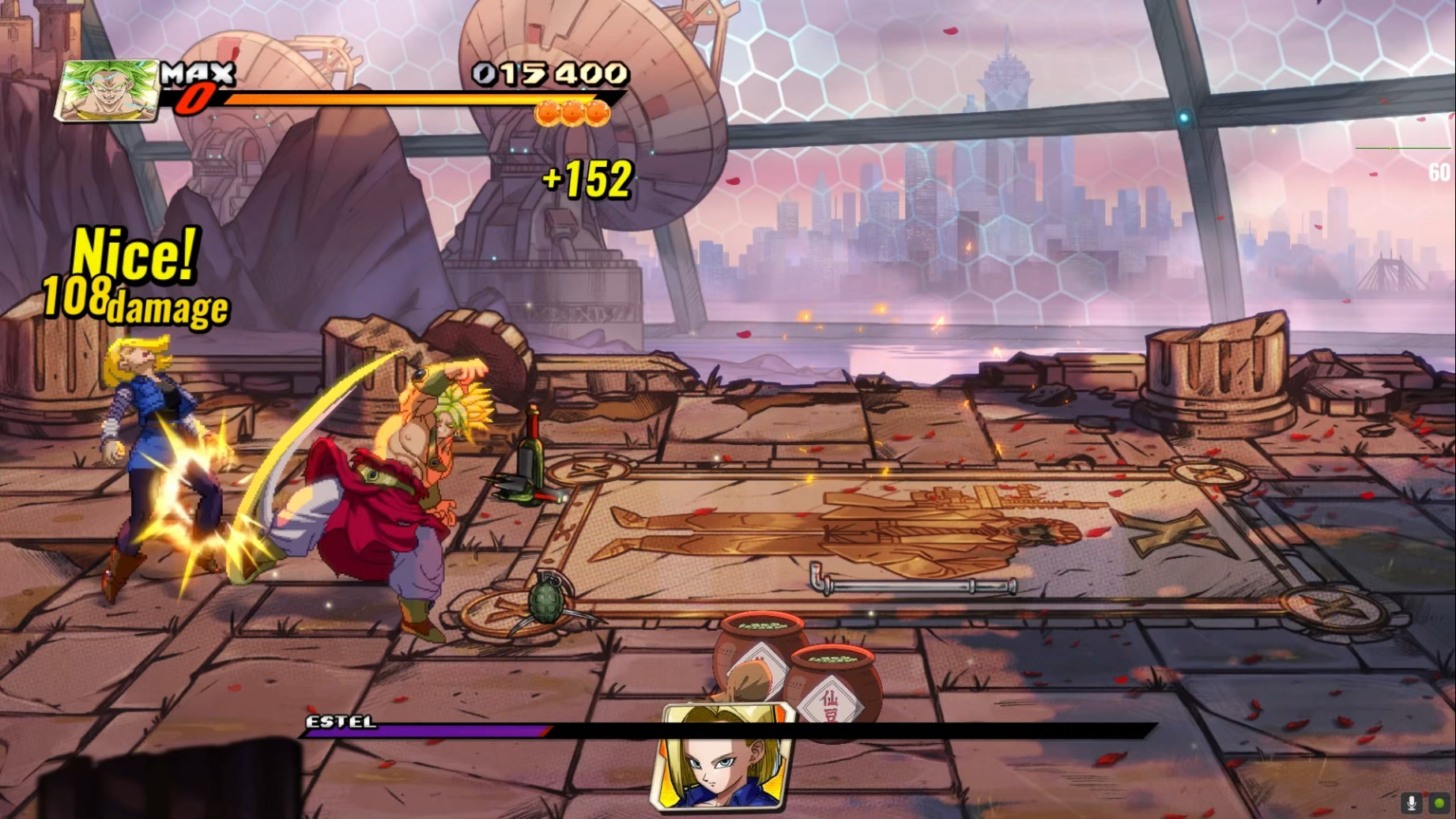 Broly over Max 4 Mod for Streets of Rage 4 | SOR4 Mods