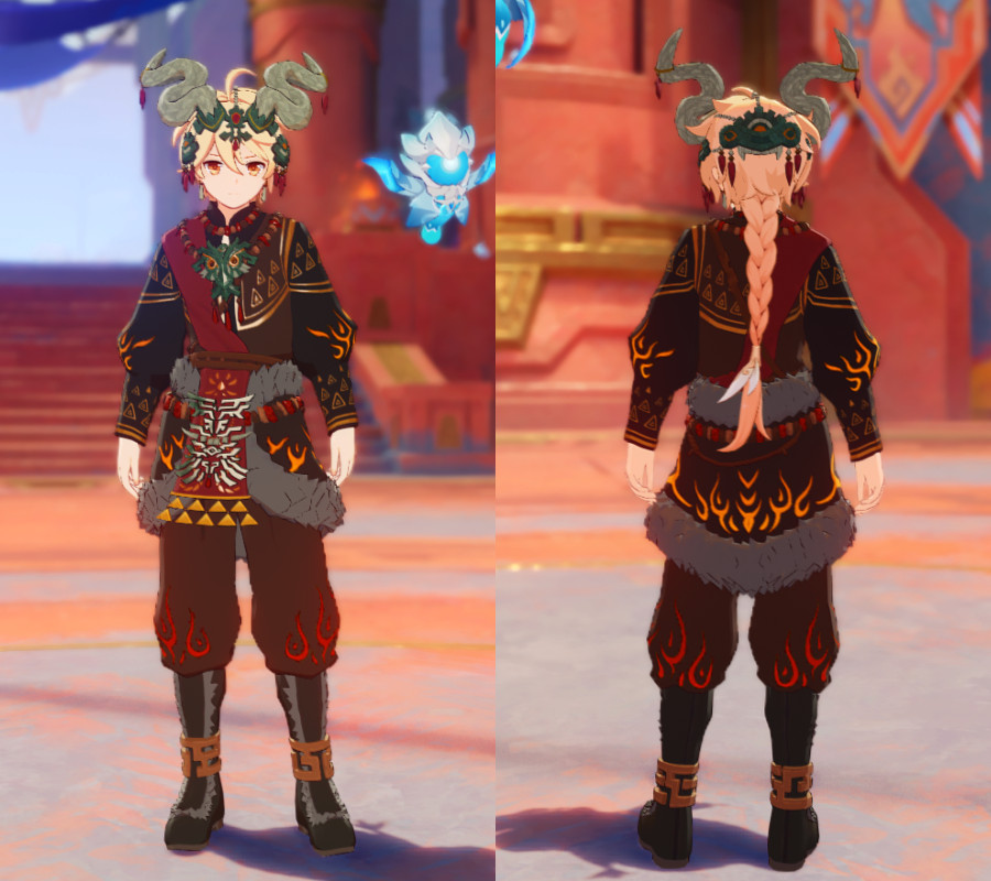 Aether TOTK Ember Armor Set Mod Mod for Genshin Impact | GI Mods