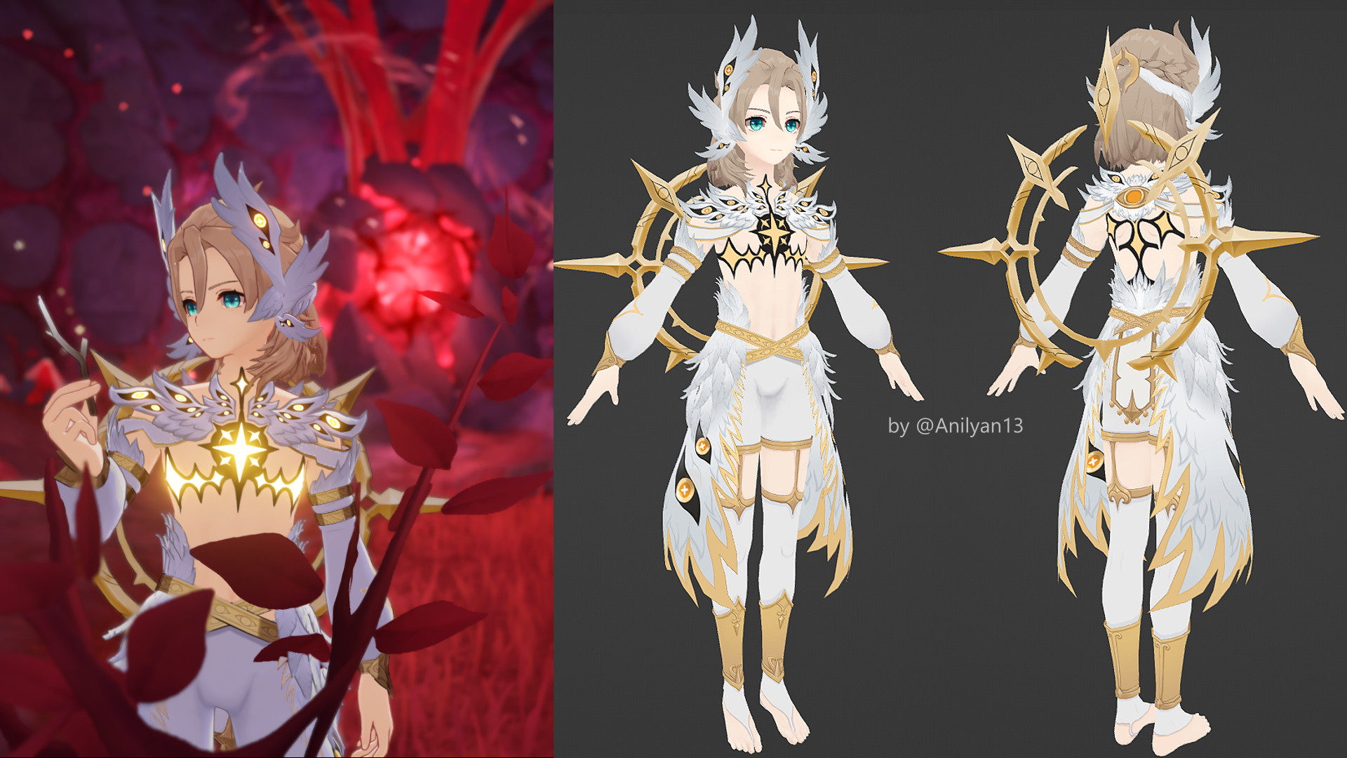 Seraph Albedo Mod for Genshin Impact | GI Mods