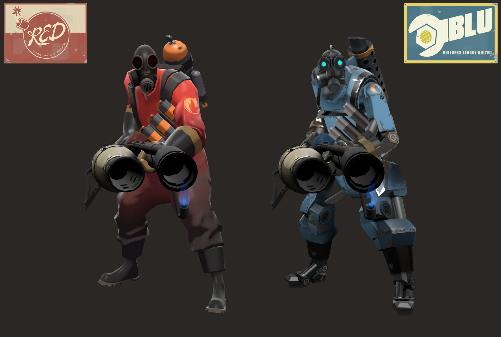 BLU Bots (Blu team robot only) Mod for Team Fortress 2 | TF2 Mods