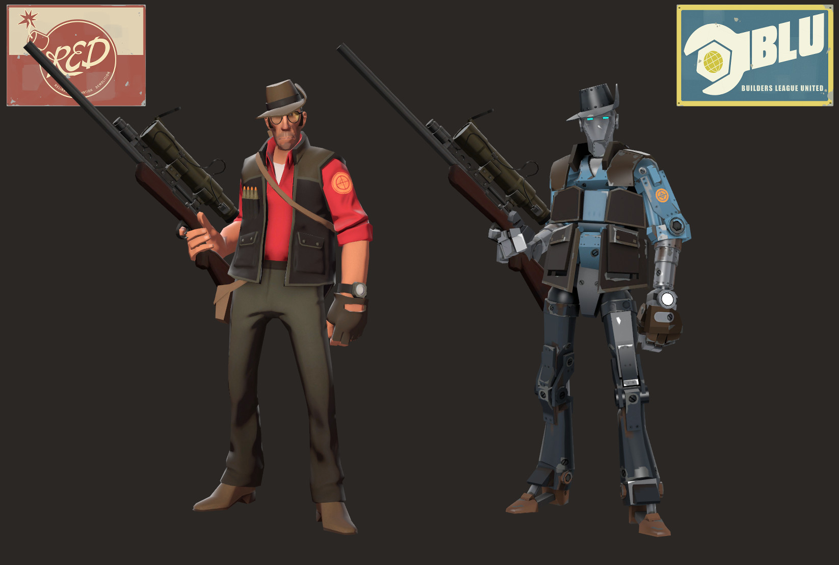 BLU Bots (Blu team robot only) Mod for Team Fortress 2 | TF2 Mods