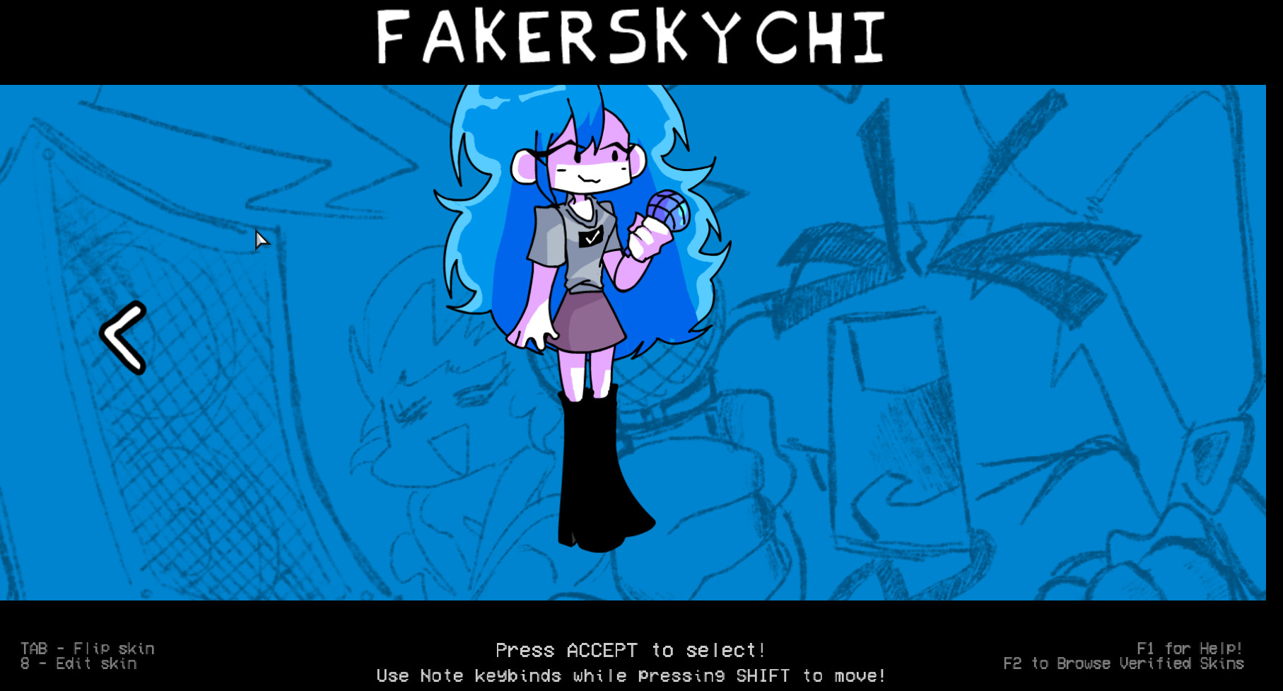 Skychi and Faker Skychi in Psych online Mod for Friday Night Funkin ...