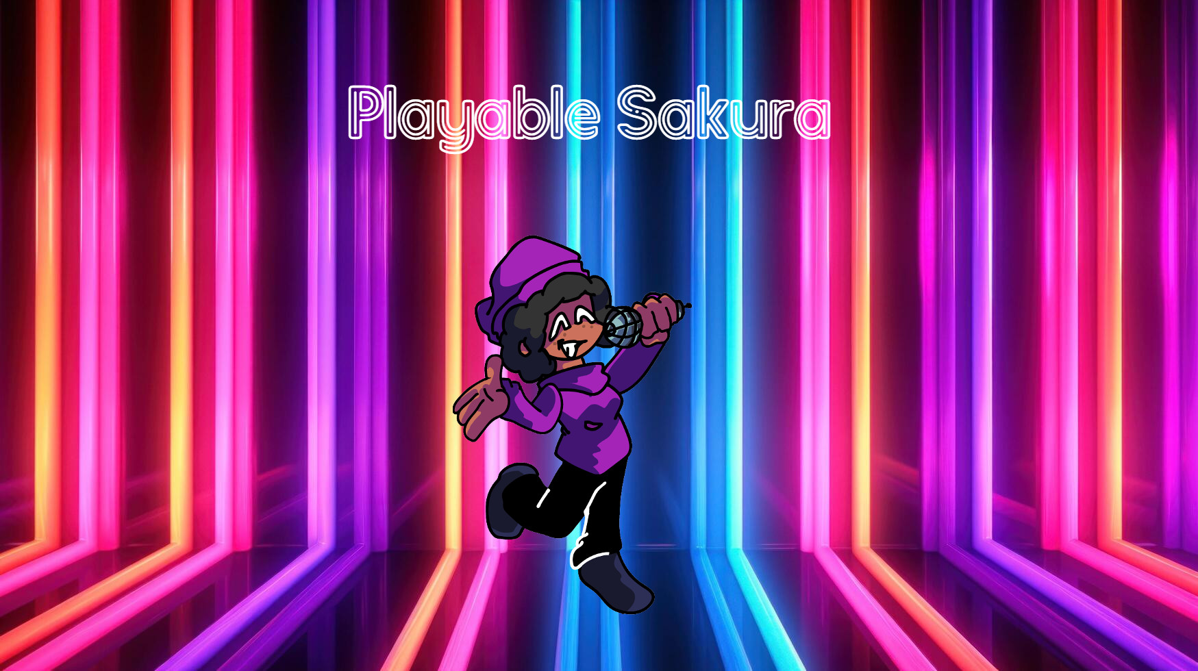 Playable Sakura Mod for Friday Night Funkin' | FNF Mods