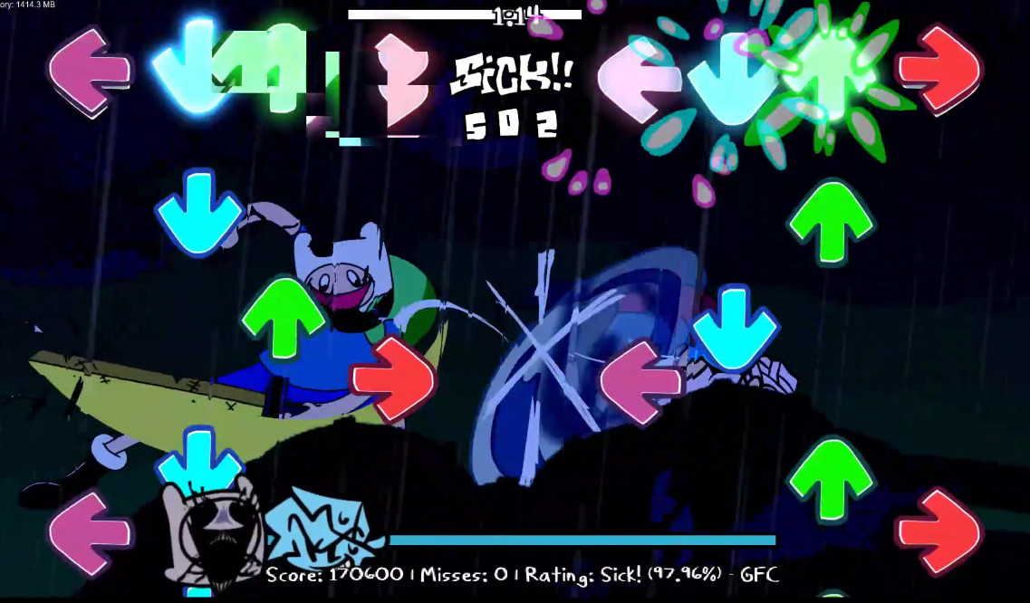 Blessed by Swords ‪Lem0dy‬ Mix CHARTED Mod for Friday Night Funkin ...