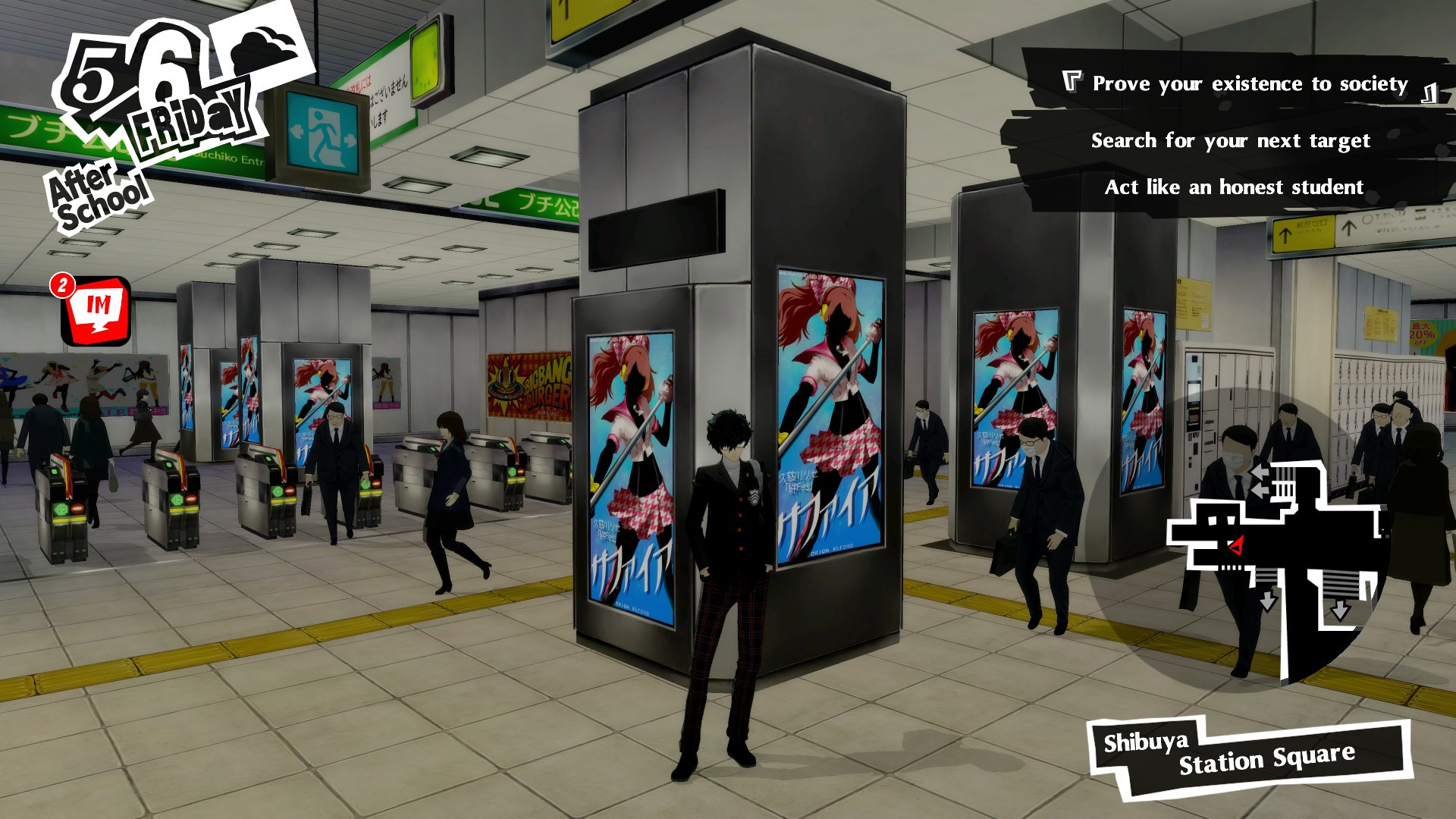 Beta Shibuya Posters Mod for Persona 5 Royal (PC) | P5R (PC) Mods