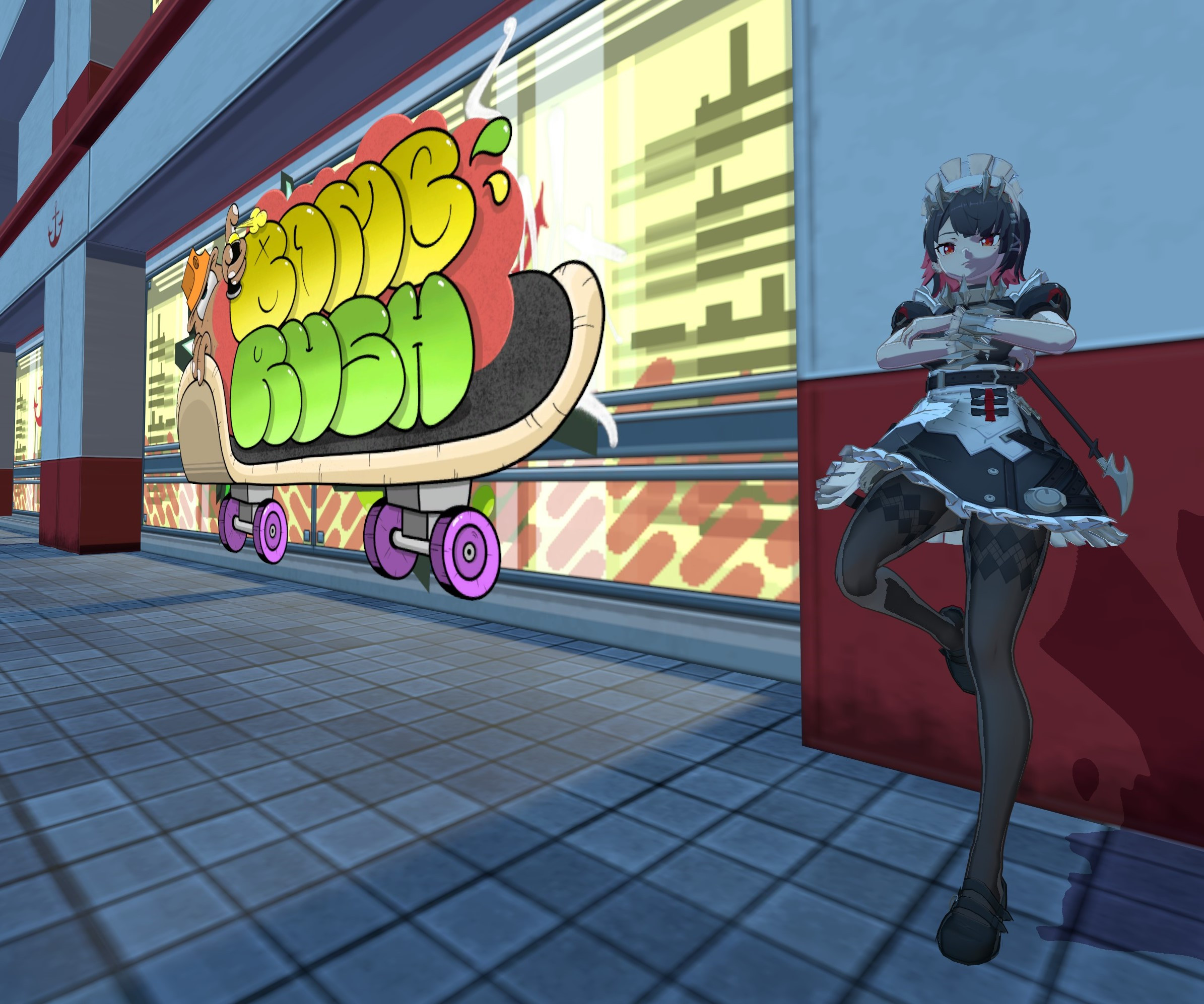 Ellen Joe (ZZZ) Mod for Bomb Rush Cyberfunk | BRC Mods