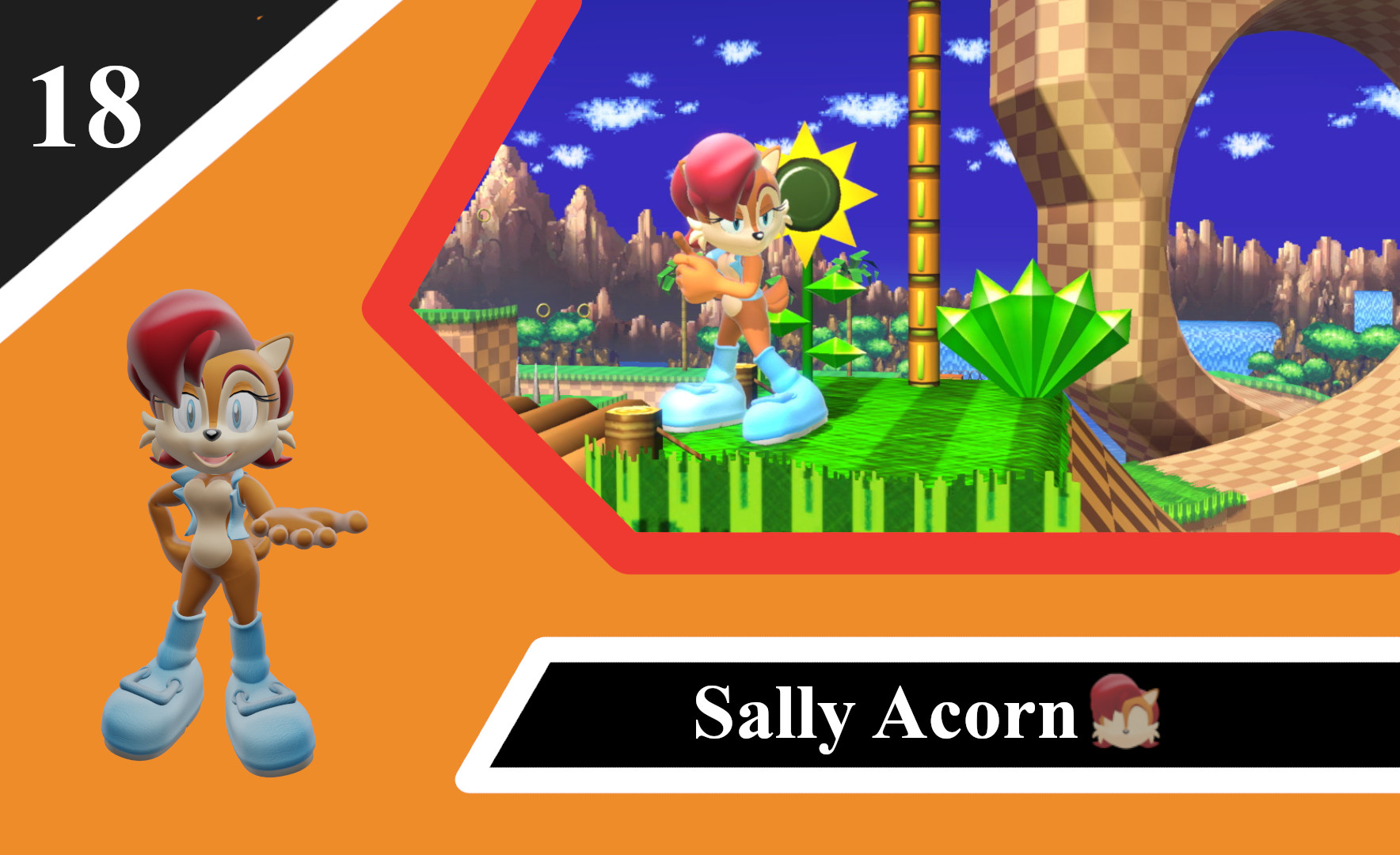 Sally Acorn Mod for Super Smash Bros. Ultimate | SSBU Mods