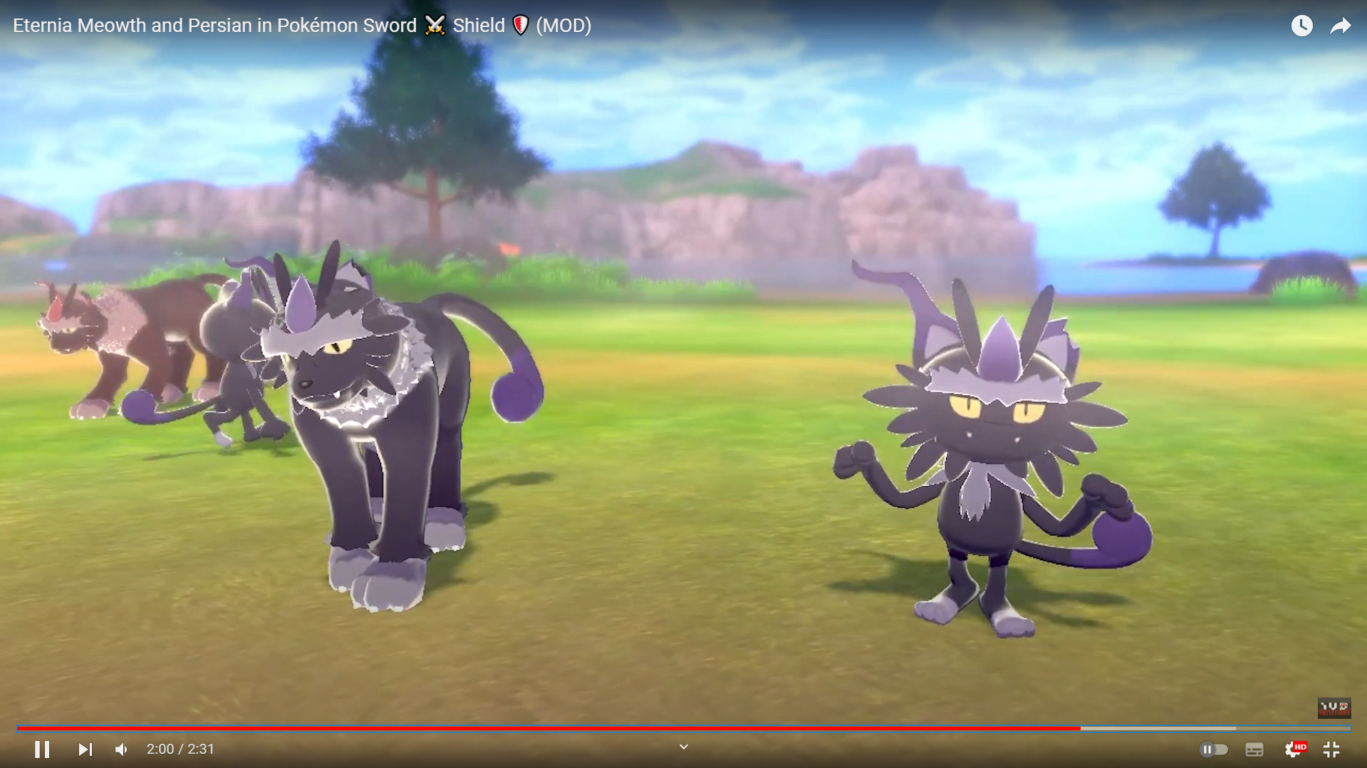 Eternia Meowth and Persian Mod for Pokemon Sword & Shield | SWSH Mods