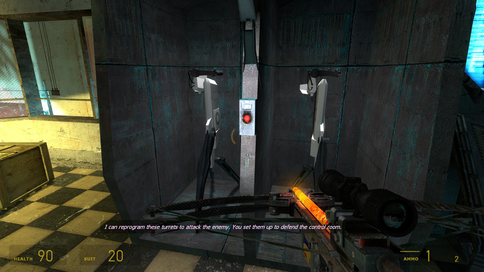 Aperture-styled turret from [Portal Epic Edition] Mod for Half-Life 2 ...