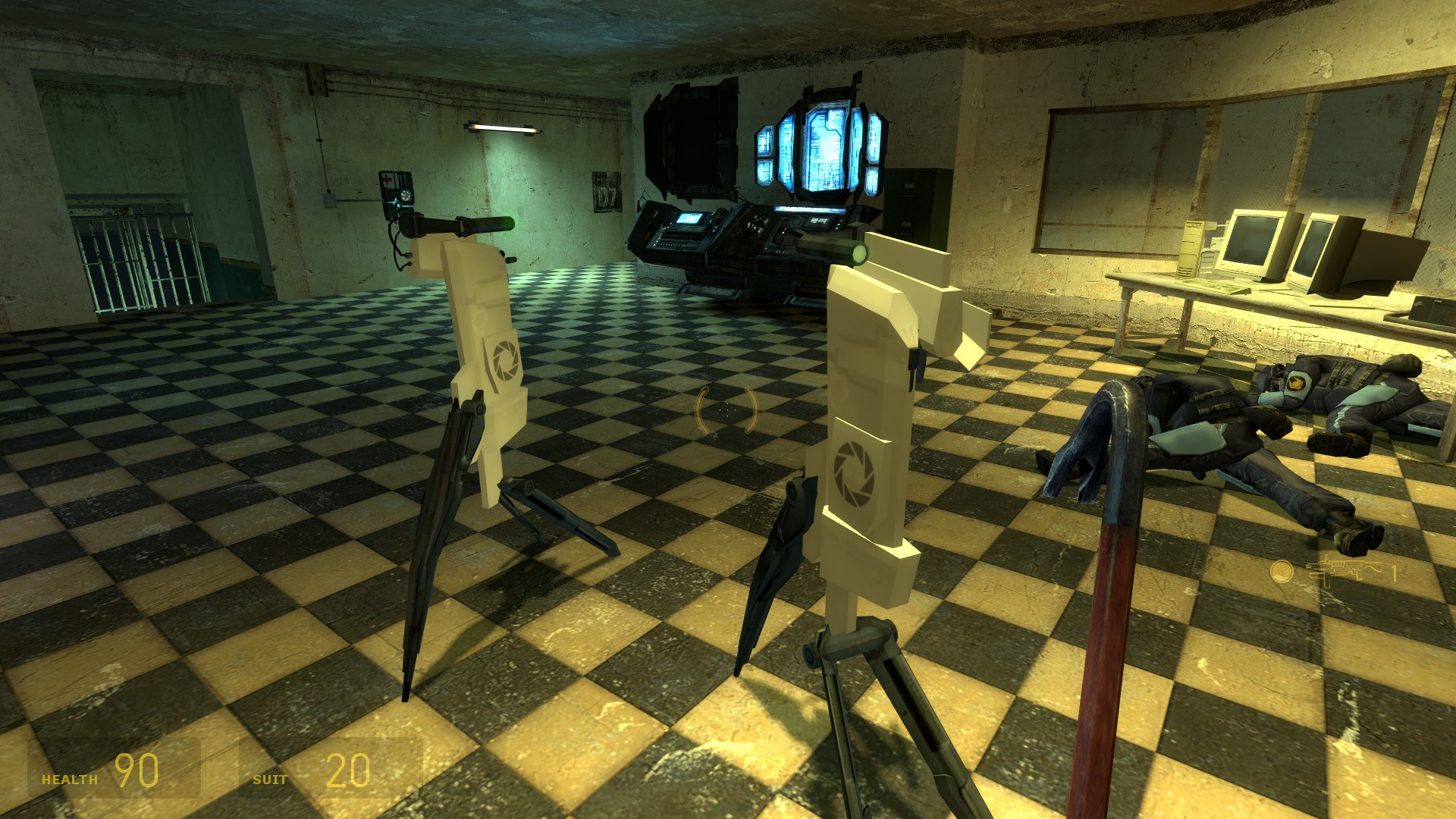 Aperture-styled turret from [Portal Epic Edition] Mod for Half-Life 2 ...