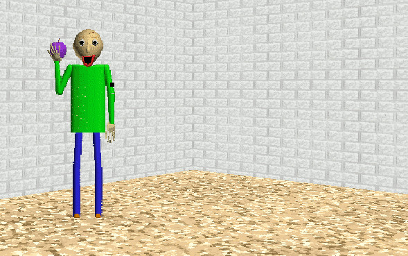 Purple Apple in Baldi's Basics Plus Mod for Baldi's Basics | Baldi Mods