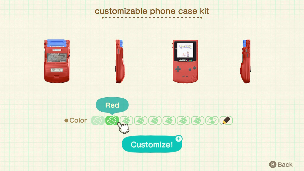 Customizable Game Boy Color Nook Phone Mod for Animal Crossing: New ...