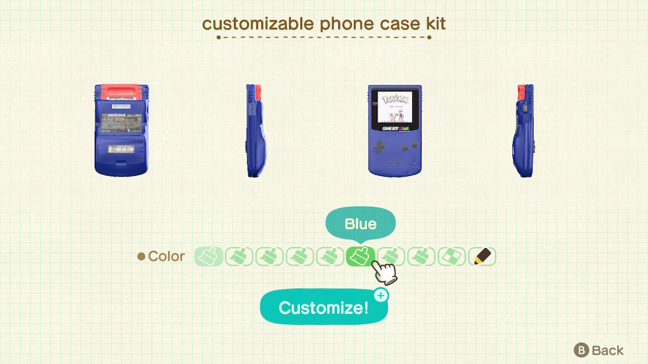 Customizable Game Boy Color Nook Phone Mod for Animal Crossing: New ...