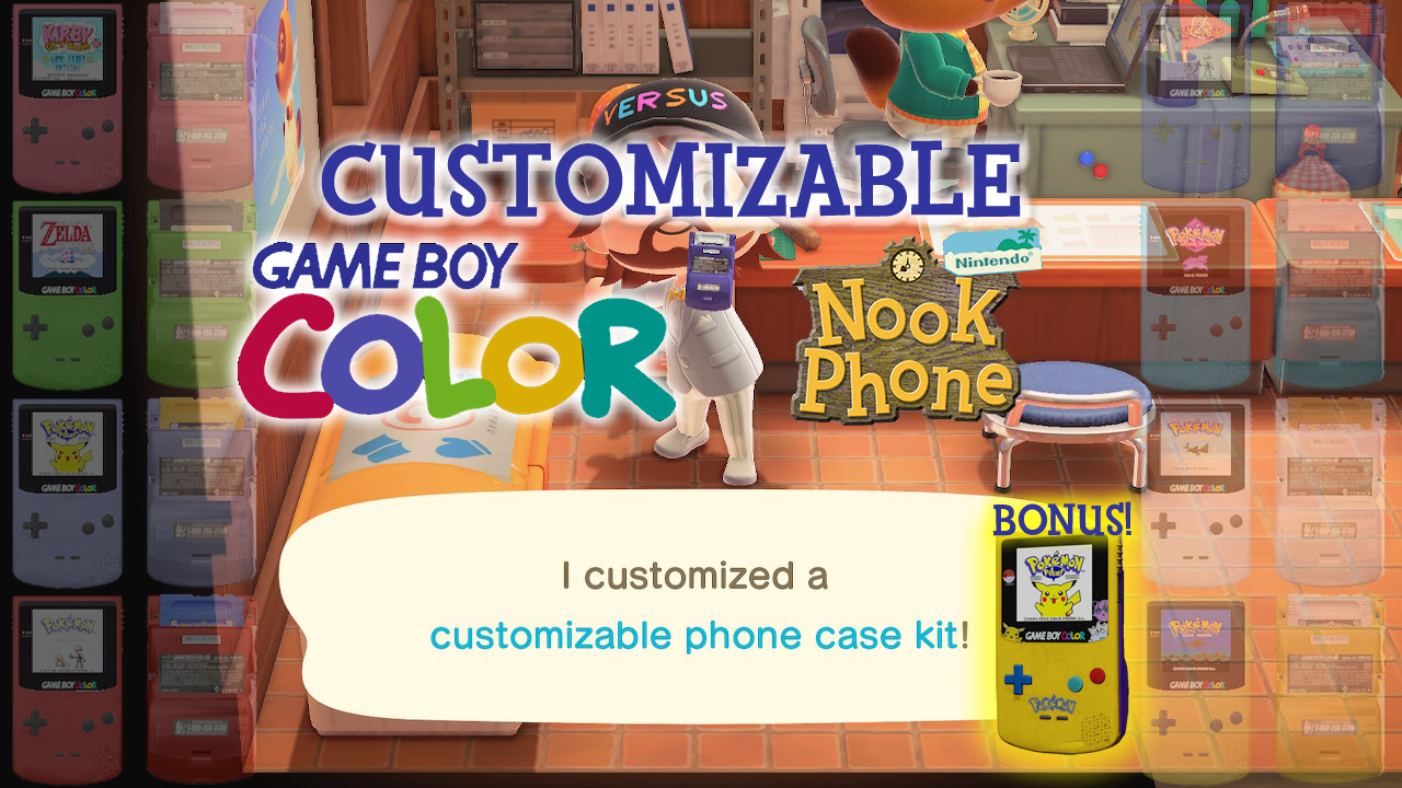 Customizable Game Boy Color Nook Phone Mod for Animal Crossing: New ...
