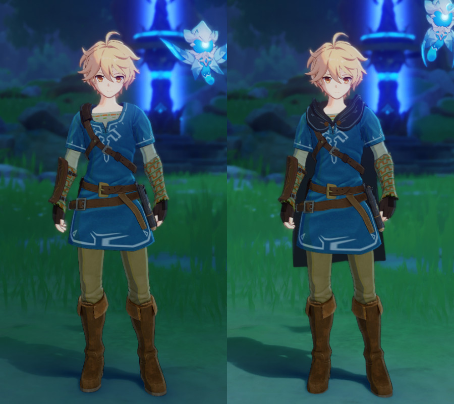 Aether link outfit Mod for Genshin Impact | GI Mods