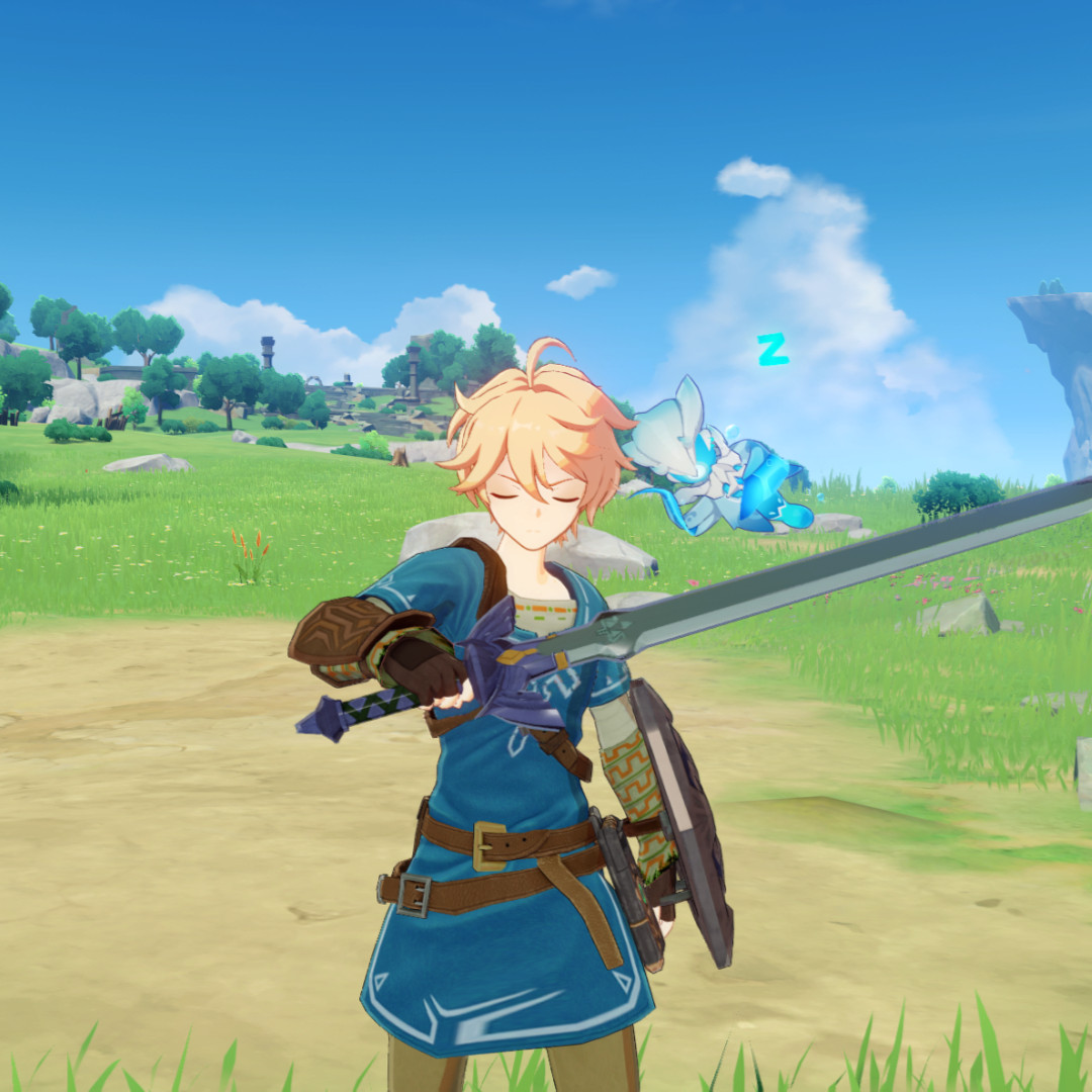 Aether link outfit Mod for Genshin Impact | GI Mods
