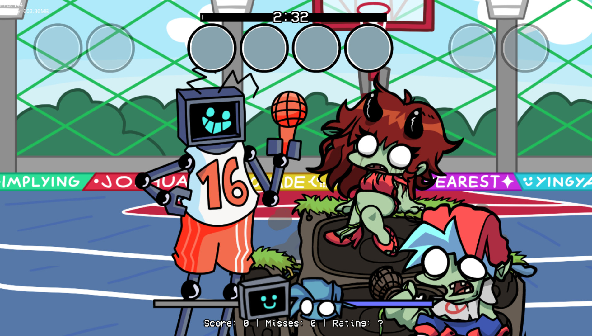 plants vs rappers skin mod Mod for Friday Night Funkin' | FNF Mods