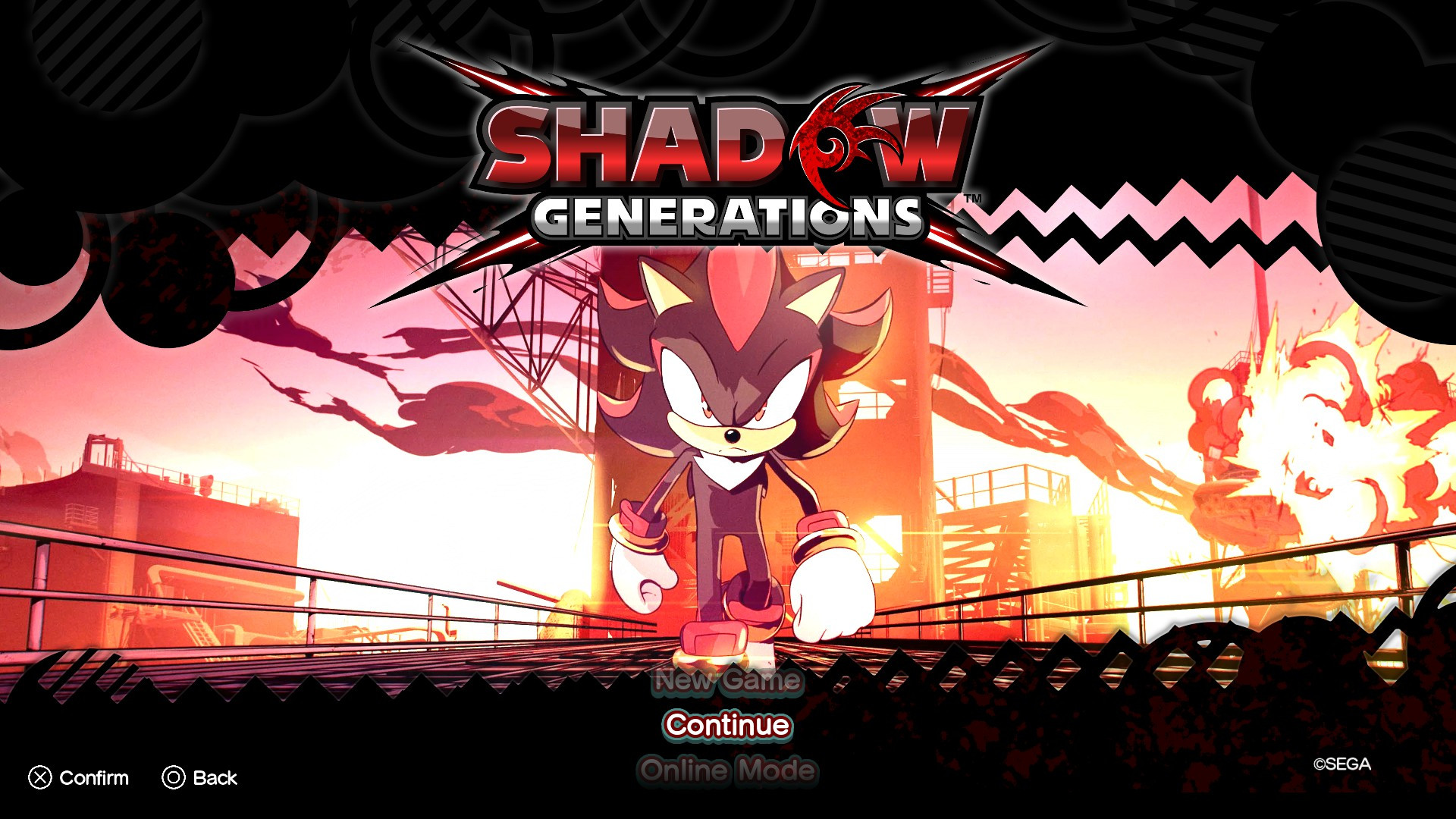 Alternate Menu Backgrounds Mod for Shadow Generations | SXSGShadow Mods