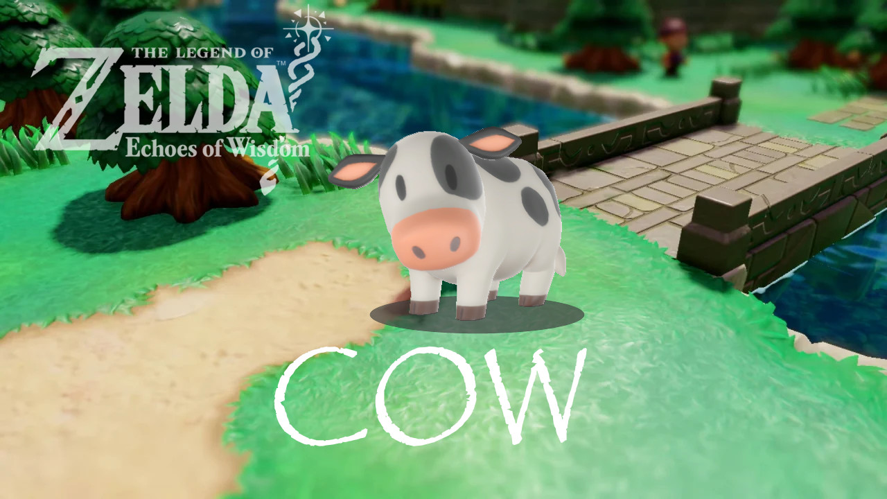 Rideable Cows Mod for The Legend of Zelda: Echoes of Wisdom | TLoZ:EoW Mods