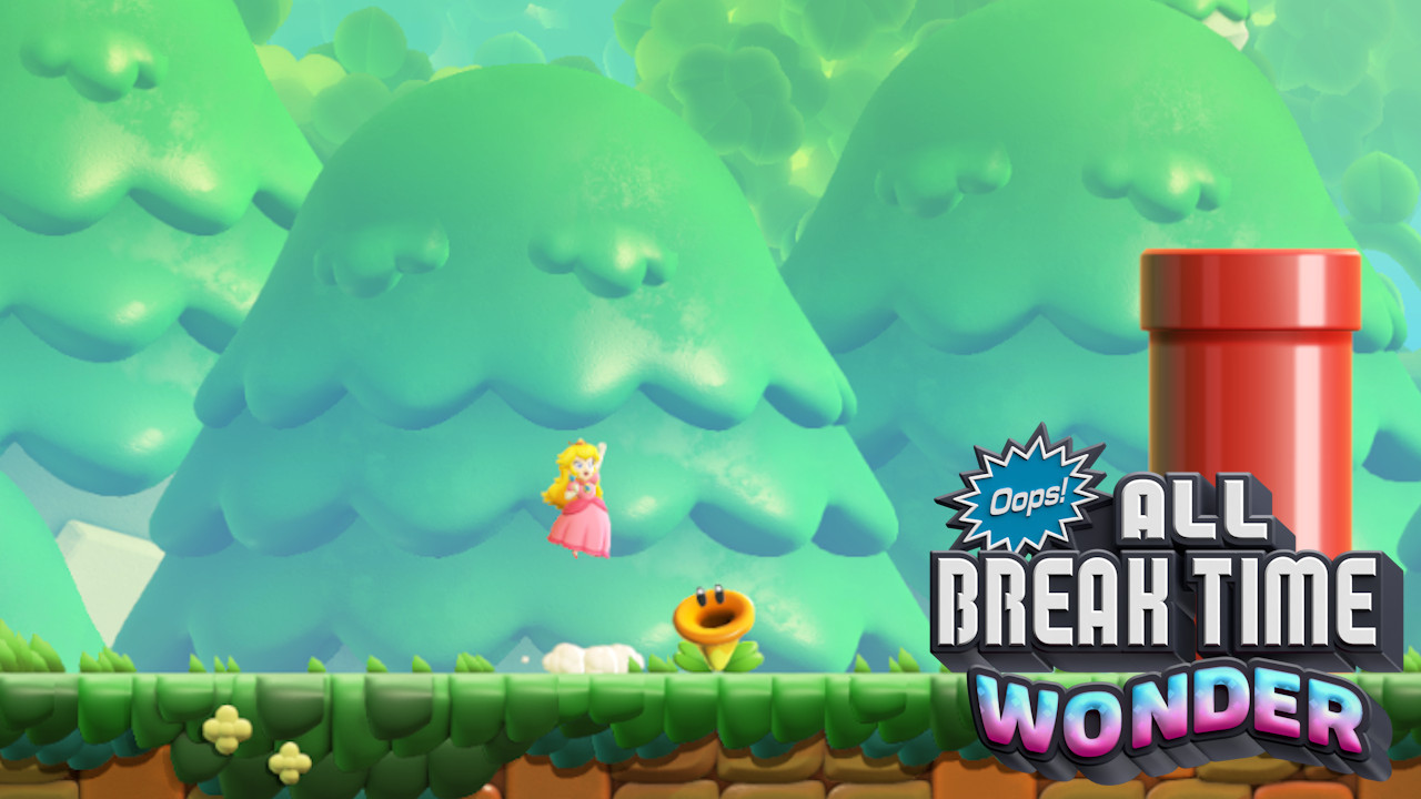 Oops All Break Time (18 New Mini Stages) Mod for Super Mario Bros. Wonder | SMBW Mods