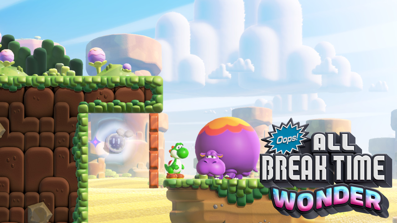 Oops All Break Time (18 New Mini Stages) Mod for Super Mario Bros. Wonder | SMBW Mods