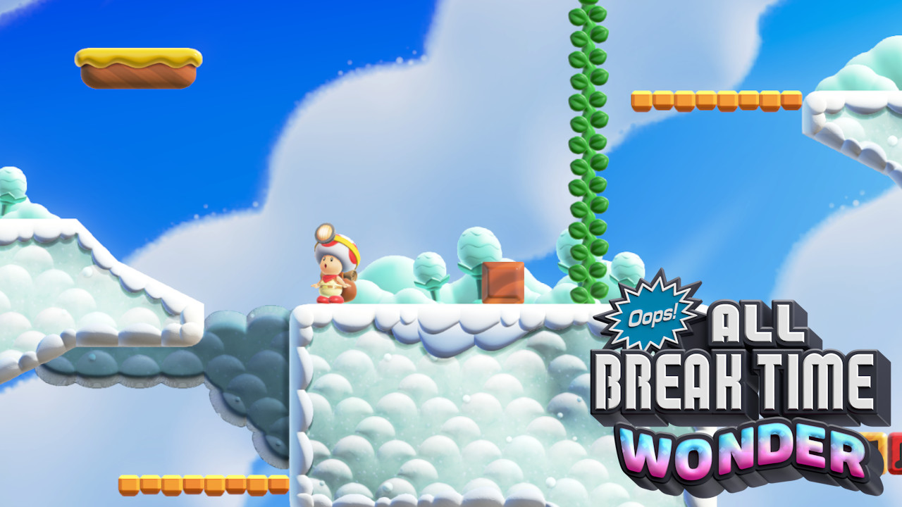 Oops All Break Time (18 New Mini Stages) Mod for Super Mario Bros. Wonder | SMBW Mods